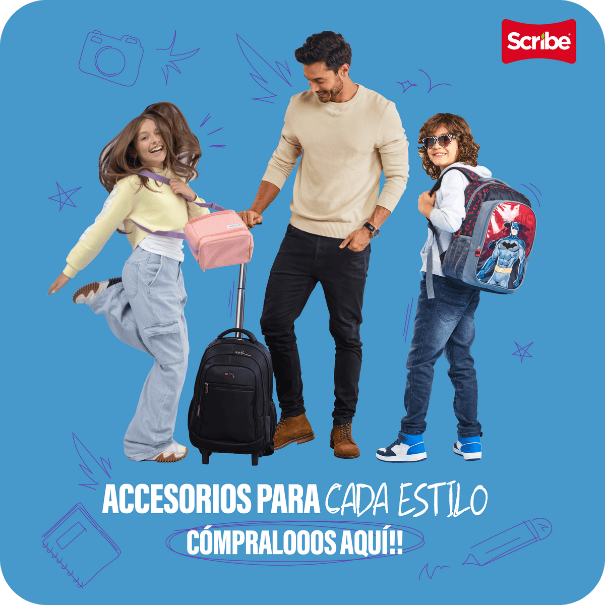 Morrales y Mochilas para Portátil, Escolares y Viajes | Scribe