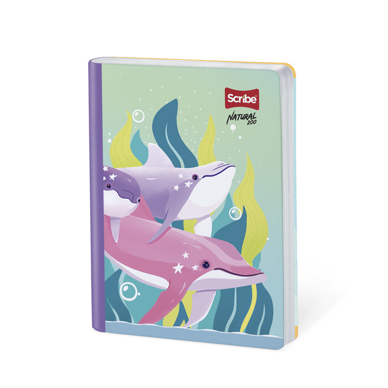 Cuaderno cosido 50h rayas Natural Zoo – Scribe