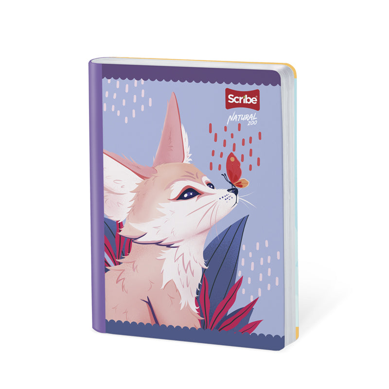 Cuaderno cosido 50h cuadros Natural Zoo – Scribe