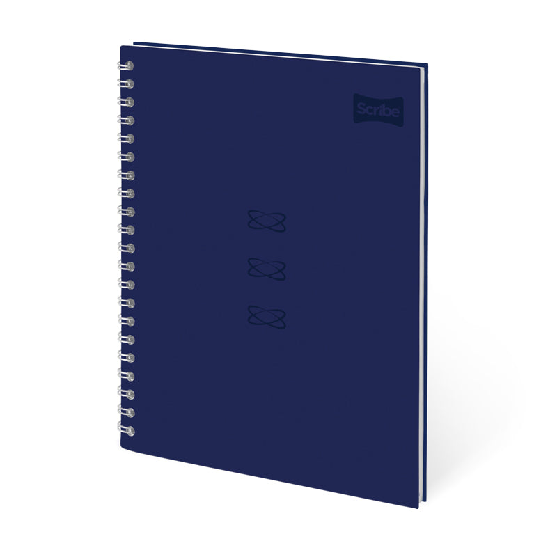 Cuaderno argollado pasta dura 80h rayas Scribe Sport M