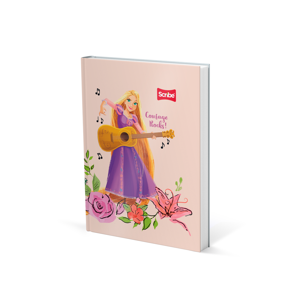 Cuaderno Cosido Pasta Dura 100h Cuadros Princesas – Scribe
